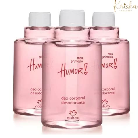 Kit Refil Deo Corporal Meu Primeiro Humor Natura 3 Unidades Shopee