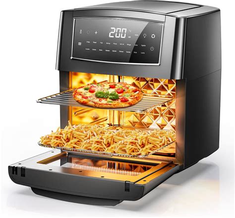Sıcak hava fritözü 12 l 18 i 1 arada mini fırın 1500 W Airfryer