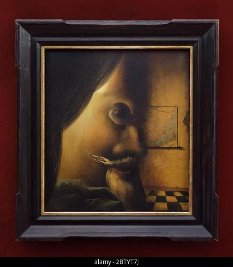Painting The Image Disappears By Spanish Surrealist Painter Salvador