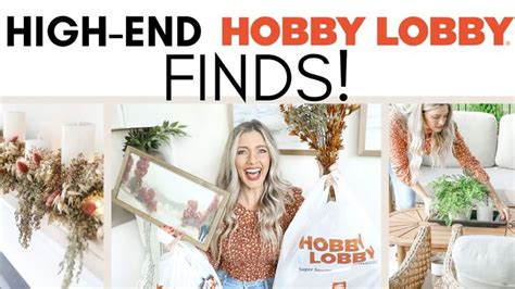 High End Hobby Lobby Finds Hobby Lobby Shop With Me And Haul Fall