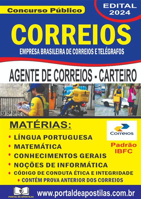 Apostila CORREIOS Agente De Correios Carteiro