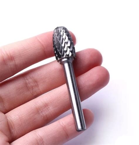 Lima Rotativa Metal Duro Cônica 20x10 haste 1 4 Corte Duplo Coferraze