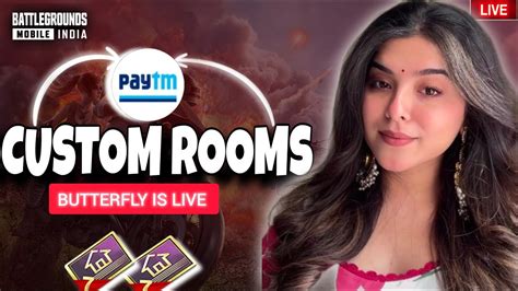 Bgmi V Tdm Custom Rooms Rupes Paytmbgmi Girl Gamer Live Bgmi