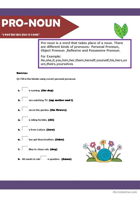 Pronouns Fran Ais Fle Fiches Pedagogiques Pdf Doc