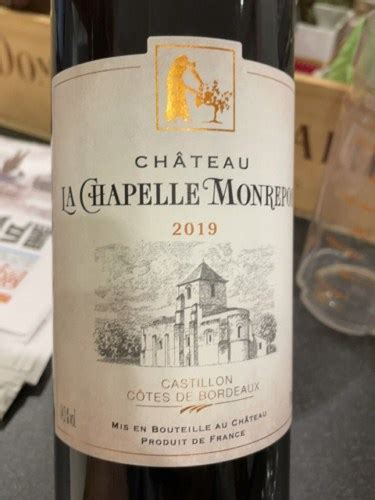 Château La Chapelle Monrepos Castillon Côtes de Bordeaux Vivino Hong Kong