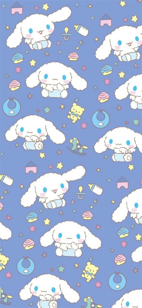 A Blue Background With White Clouds Stars And Other Things On It S Surface