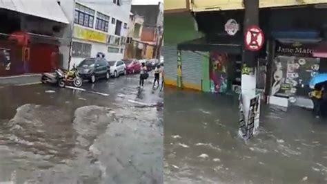 Chuva Forte Deixa Ruas Do Centro De Manaus Alagadas Nesta Segunda Feira