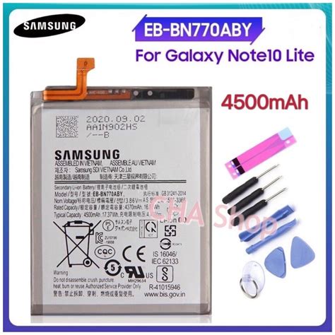 แบตเตอร Samsung Galaxy Note10 Lite Note10lite N770 battery EB