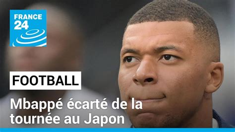 Mbappé écarté de la tournée au Japon le coup de pression du PSG