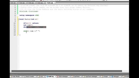 c program recursion recursive function that finds prime factorization of a number youtube