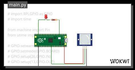 Pir Micropython Wokwi Esp Stm Arduino Simulator