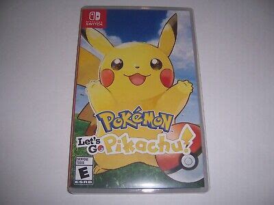 ORIGINAL Case Box Artwork Insert Nintendo Switch Pokemon Let S Go