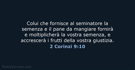 13 Marzo 2020 Versetto Della Bibbia Del Giorno NR06 2 Corinzi 9