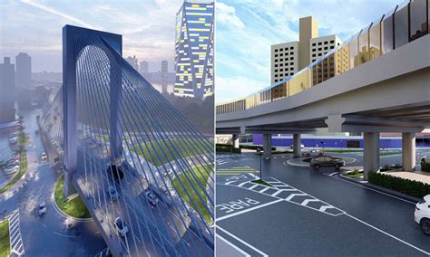 P A Apresenta Projeto Do Novo Viaduto E A Maior Ponte Estaiada Do