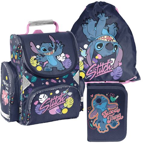 TORNISTER SZKOLNY PASO LILO I STITCH Plecak Disney ZESTAW 3 El