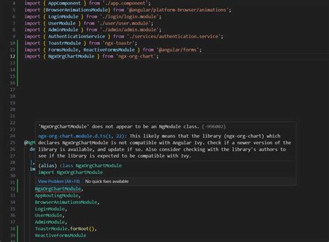 D3 Js Angular 16 Ngx Org Chart Is Not Working With Angular 16