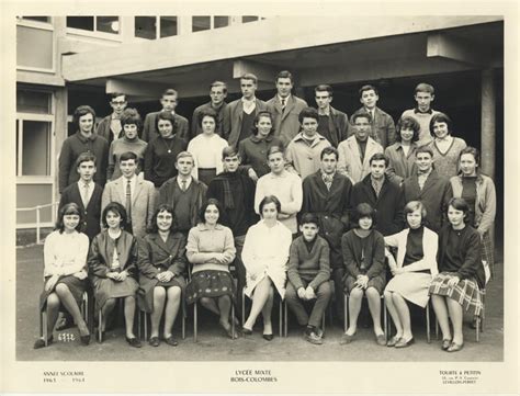 Photo de classe Lycée Albert Camus 1963 1964 de 1963 Lycée Albert