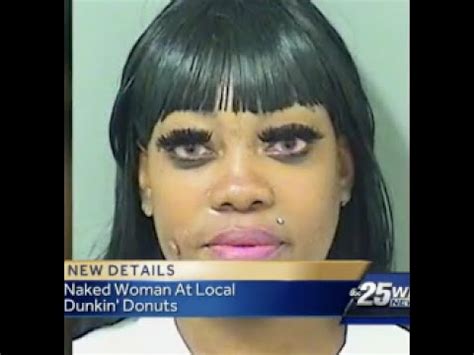 Ratchet Fl Yr Old Hoodrat Gets Naked At Dunkin Donuts In Order To