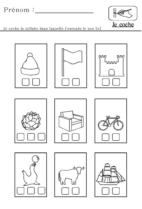 Sons Et Syllabes En Maternelle Et CP