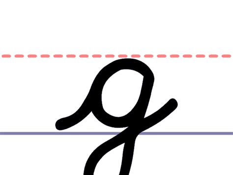 How To Write Cursive G Worksheet And Tutorial Off