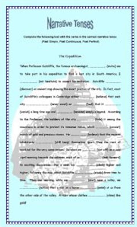 Narrative Tenses Exercises B2
