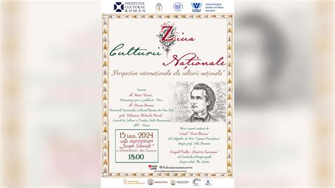 Local Perspective Internationale Ale Culturii Nationale Eveniment