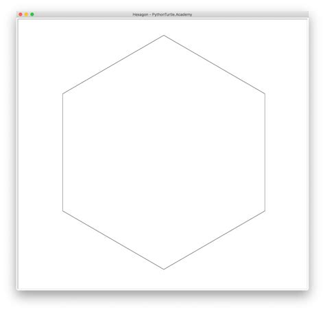python turtle draw hexagon multi color pattern in pyt