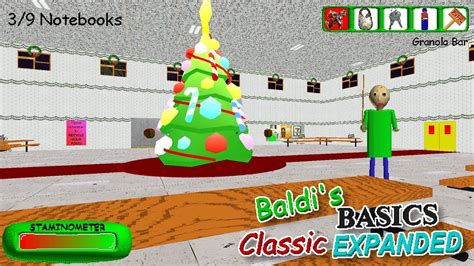 Baldi S Basics Modded Baldi S Classic Expanded Holiday Mode V1 0