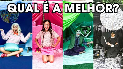 QUEM FIZER O MELHOR ACAMPAMENTO DA SUA COR VENCE CANAL DA BELINHA