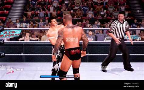 Wwe Smackdown Vs Raw Sony Playstation Ps Editorial Use Only