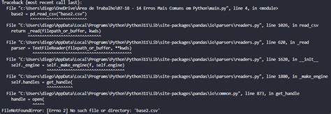 Tipos De Erros Mais Comuns No Python Solu Es