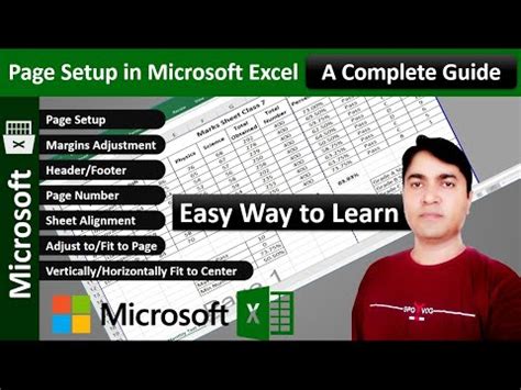 How To Page Setup In Microsoft Excel Excel For Beginners Easy Way