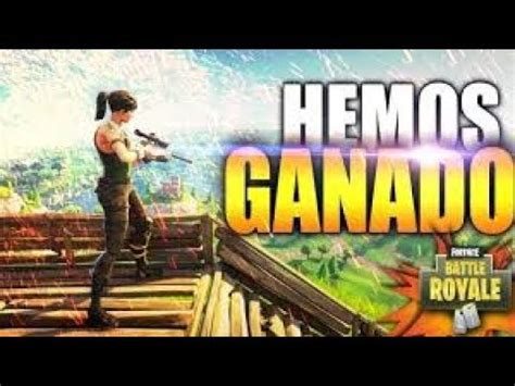 PARTIDA GANADA EN ESCUADRÓN Fortnite YouTube