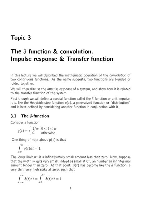 dirac delta function convolution pdf convolution trigonometric functions