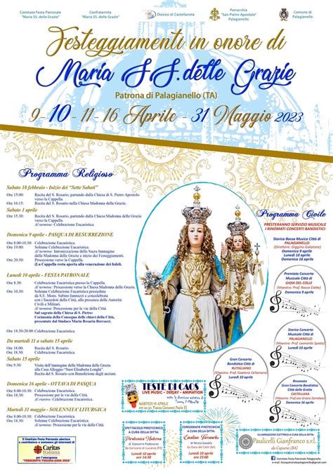 ViviWebTv Palagianello Tutto Pronto Per La Festa Patronale Di