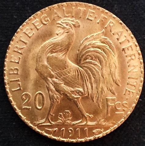 France Third Republic 1870 1940 20 Francs 1911 Marianne Catawiki