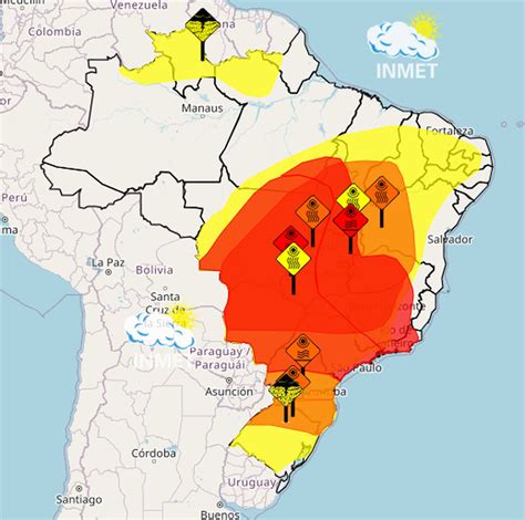 Onda De Calor Inmet Amplia Alerta Vermelho De Grande Perigo Para 11