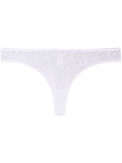 Eres Orchidee Floral Lace Thong Farfetch