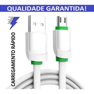 Cabo Carregador Turbo Rápido Reforçado Kaidi Lehmox V8 Tipo C
