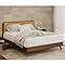 Amazon DG Casa Soloman Mid Century Modern Upholstered Platform Bed