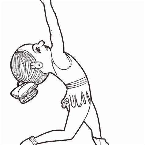 Ginástica Rítmica Desenhos para Imprimir e Colorir que Vão Te Encantar