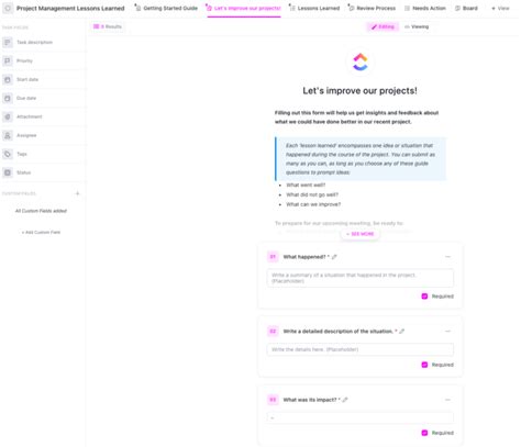 10 Free Lessons Learned Templates Examples Excel ClickUp