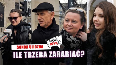 Ile trzeba zarabiać aby godnie żyć SONDA YouTube