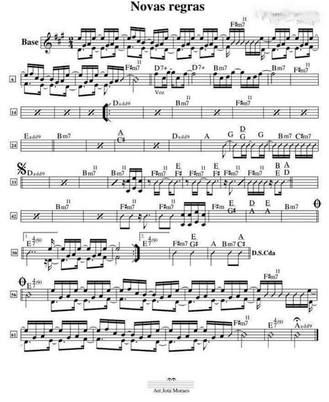 Meu Cavaquinho Partituras Partitura Novas Regras Grupo Pra Valer