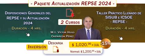 Paquete REPSE 2024 Renovación Registro Informativas