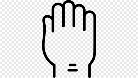 Finger Gesture Computer Icons Communication Raised Fist Hand Text