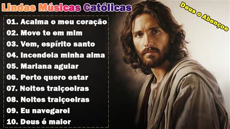 TOP 20 LINDAS MÚSICAS RELIGIOSAS CATÓLICAS LETRA 2023 MELHORES