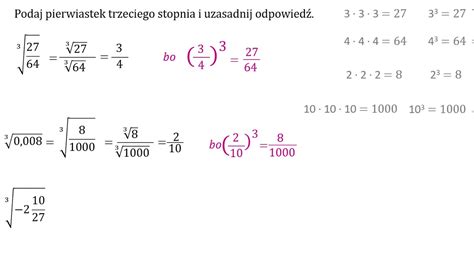 Podaj pierwiastek trzeciego stopnia Ułamki YouTube