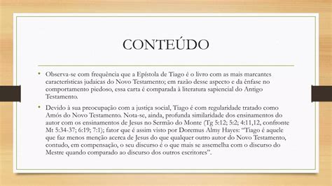 Carta De Tiago Ppt