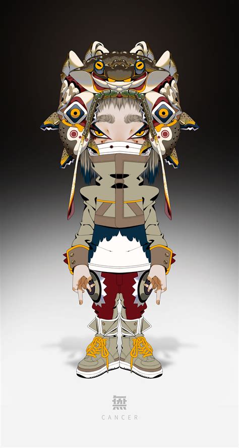 小力之十二星座 孙无力 插画师作品 涂鸦王国gracg Character design Character art
